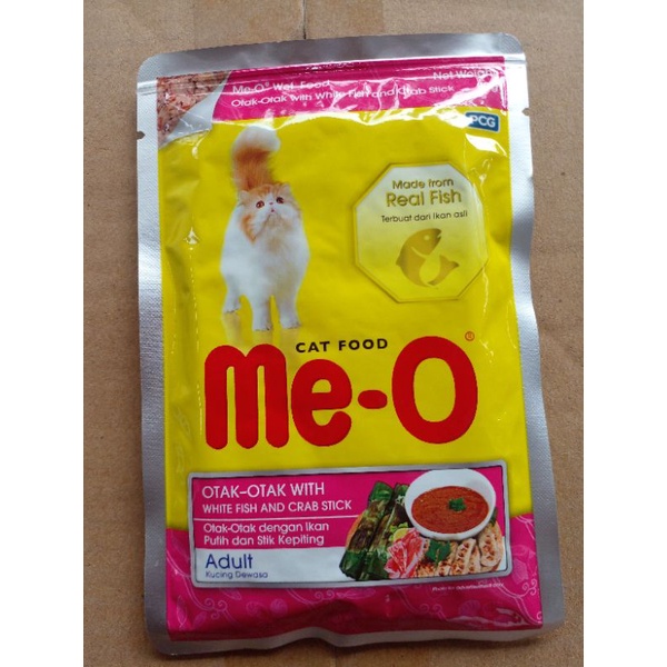 Jual Meo sachet adult otak otak with white fish and crab stick 85gr ...