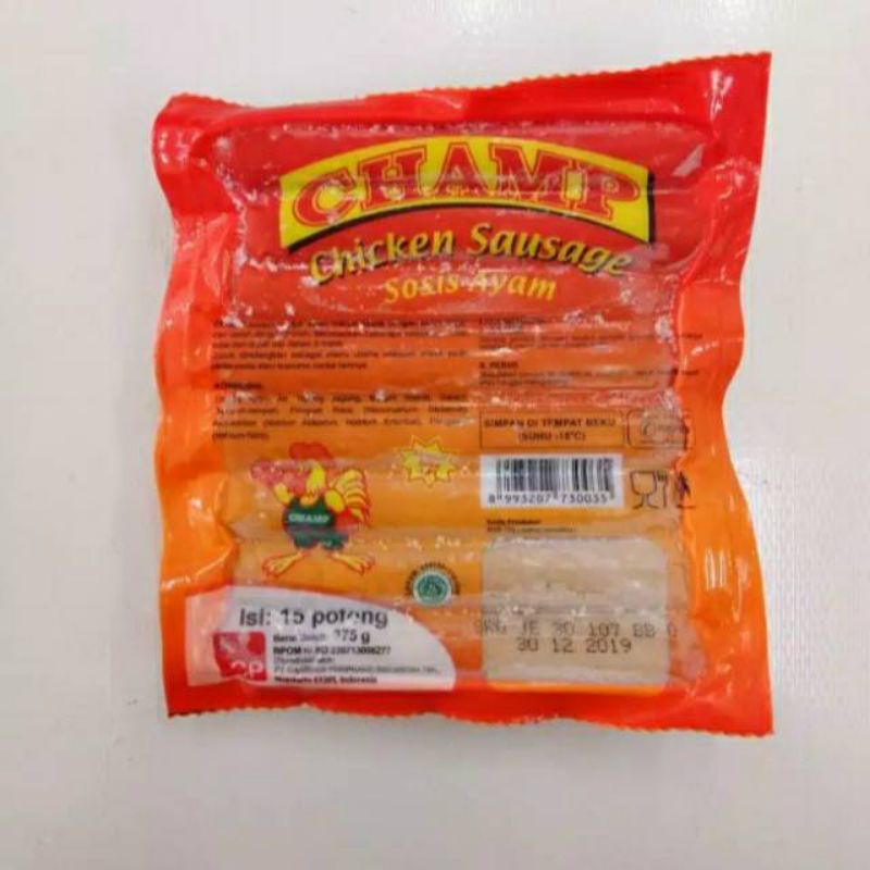Jual sosis champ ayam 375gr | Shopee Indonesia