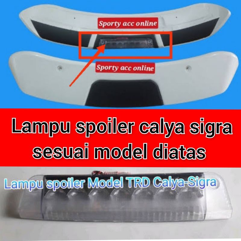 Jual lampu rem spoiler calya trd isoka | Shopee Indonesia