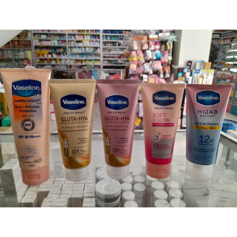 Jual Vaseline Gluta || Hijab All Day Radiant vitamin body Serum vaselin ...