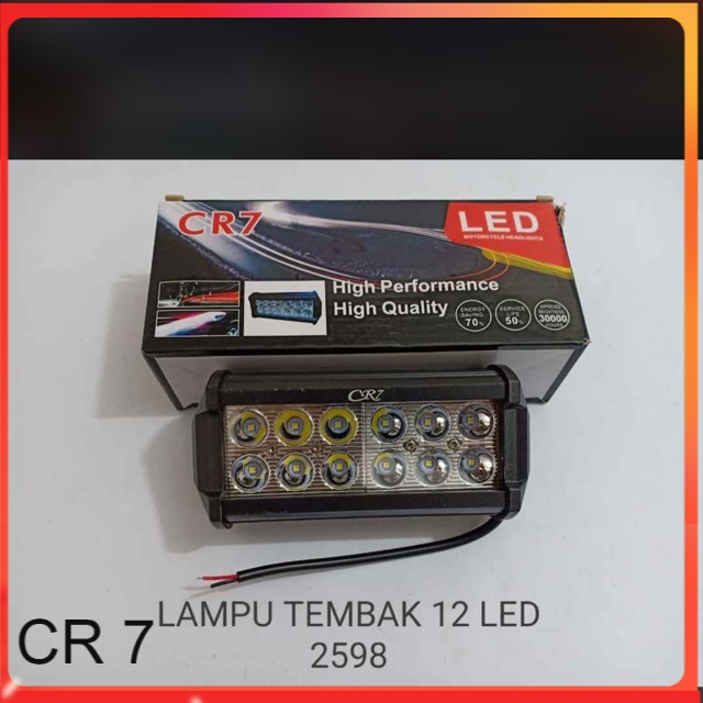 Jual Lampu tembak sorot Led Cree 36 watt 12 mata Led Spot Light ...