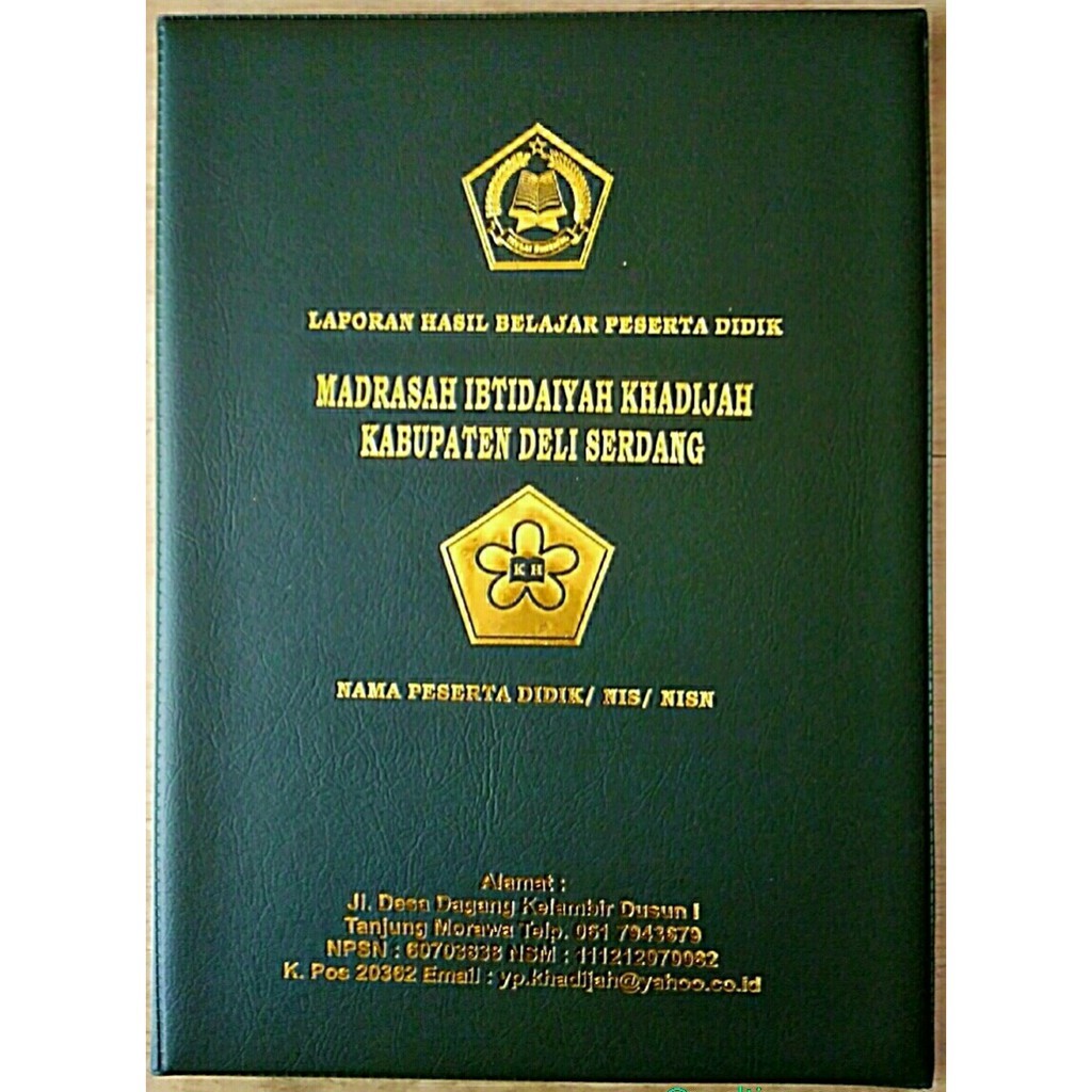 Jual Map Rapot | Map raport | Map Ijazah | Map kantong bening plastik ...