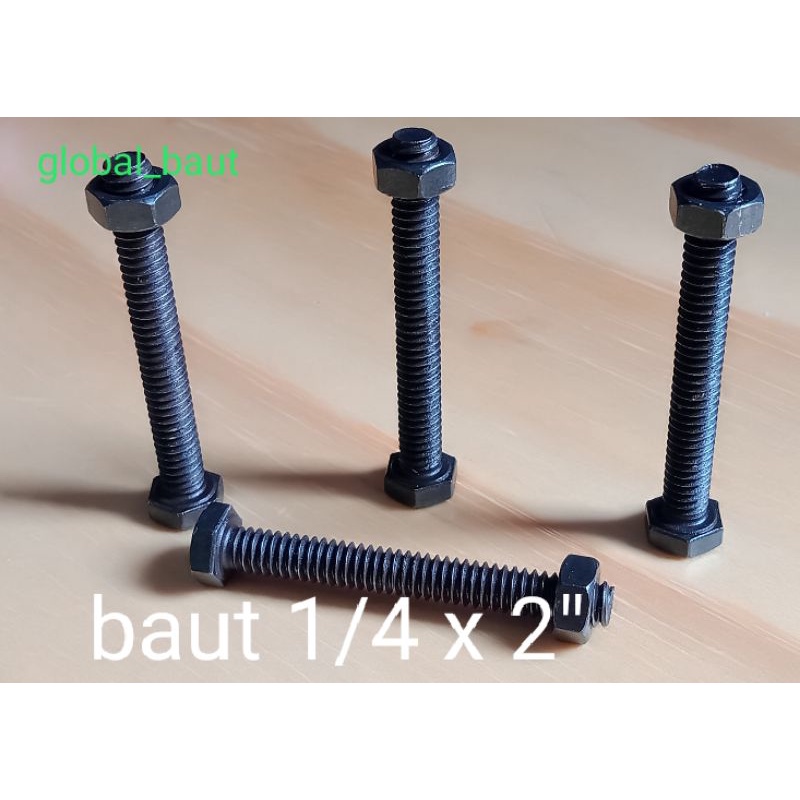 Jual baut 1/4 x 2" ( buat robahan baut 10 yang selek ) harga 1 pcs ...