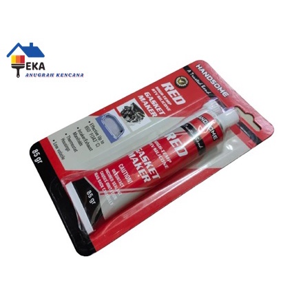 Jual EAK - Lem RED Sealant Tube / Lem High Temperature RED Silicone ...