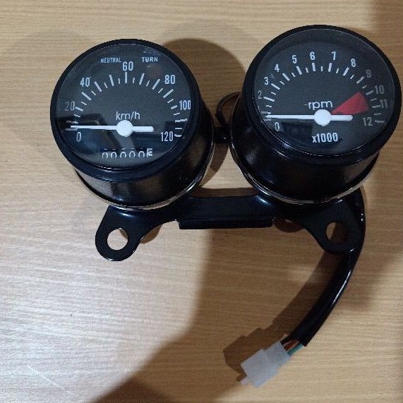 Jual Speedometer digital spido kilometer assy cb125 CB100 original import set breket glatik ...