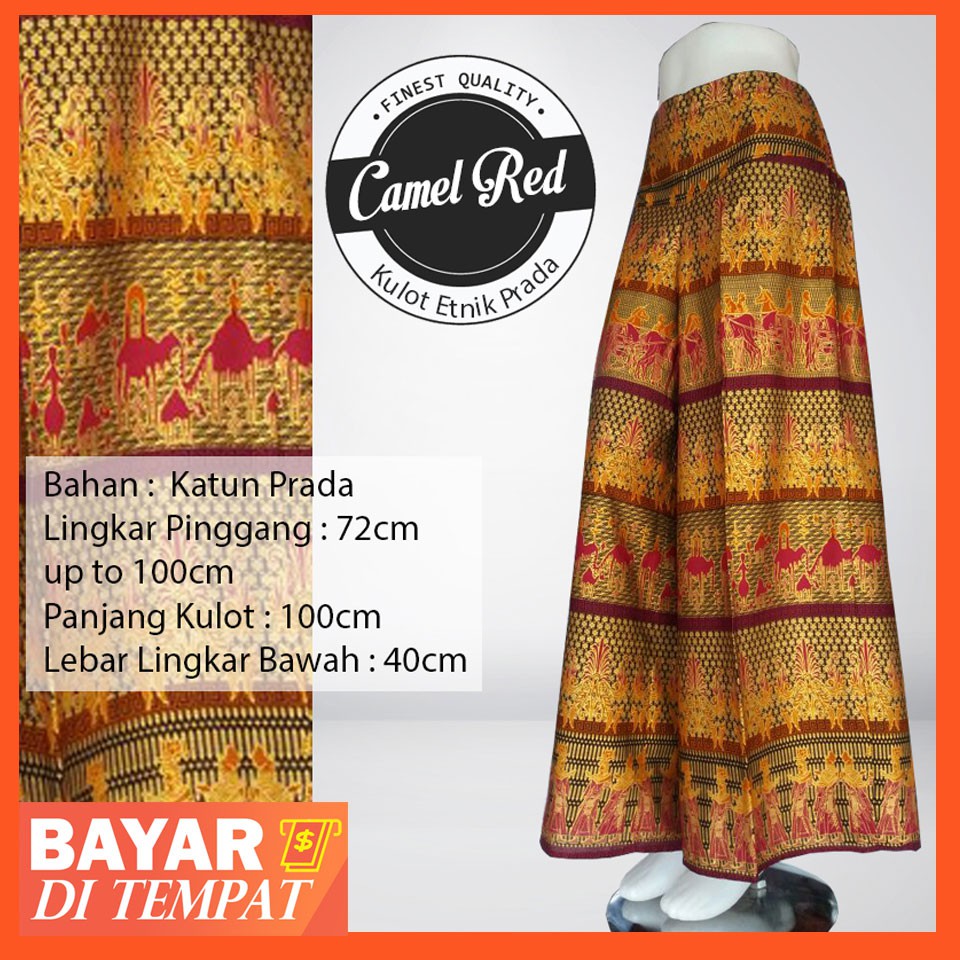 Jual Kulot Wanita Premium Etnik Prada Khas Bali - Ks | Shopee Indonesia