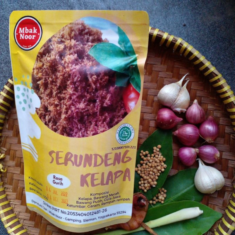 Jual Serundeng Kelapa Gurih Mbak Noor Asli Jogja | Shopee Indonesia