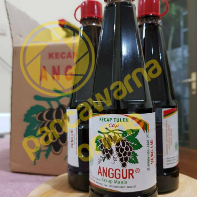 Jual Kecap Anggur Manis 275ml botol / Cap Anggur Halal Seng Lie Bandung ...