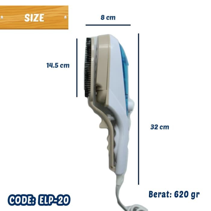 Jual Promo!! Strika Uap Tobi - Tobi Travel Steamer Seterika Tobi (Elp ...