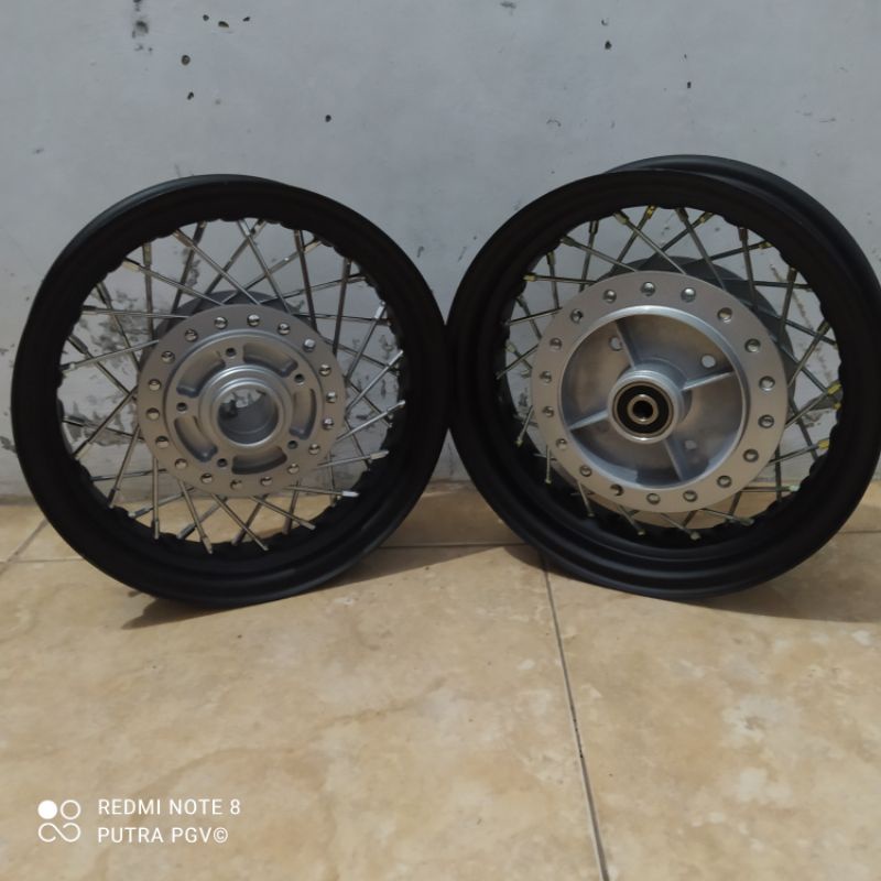 Jual velg jari jari ring 10 velg custom monkey mini bike | Shopee Indonesia
