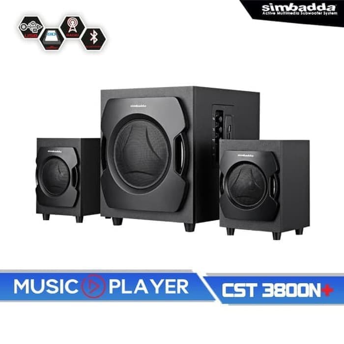 Jual Simbadda Music Player CST 3800 N+ Bluetooth | Shopee Indonesia