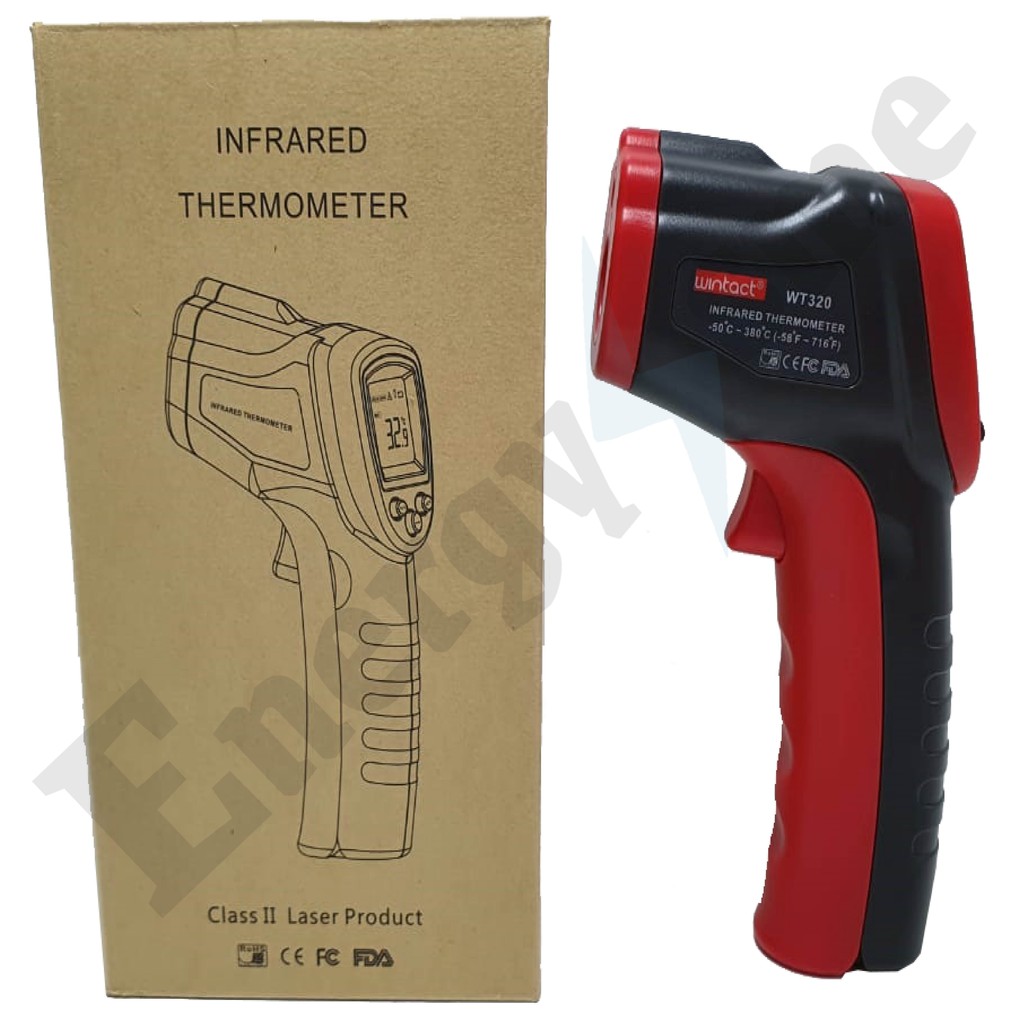 Jual INFRARED THERMOMETER SUHU (PROYEK) OBJEK /RUANGAN WT-320 (NON MEDIS) | Shopee Indonesia