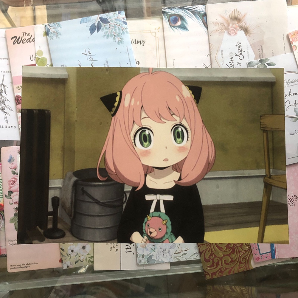 Jual poster anya forger Anime Spy x Family Merchandise ukuran 30x20cm ...