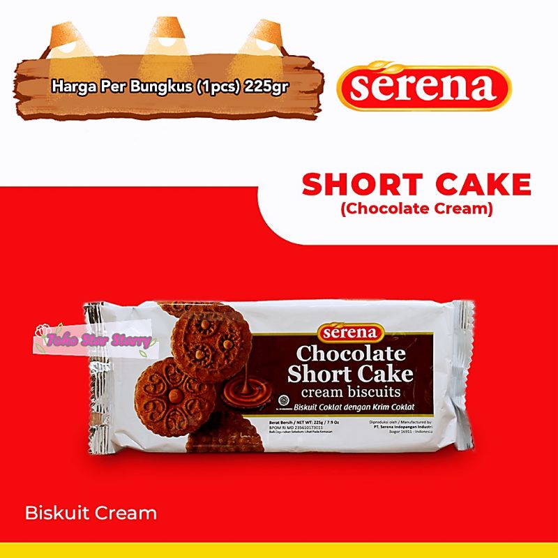 Jual Serena Chocolate Shortcake 225 gram Snack Viral Halal MUI ...