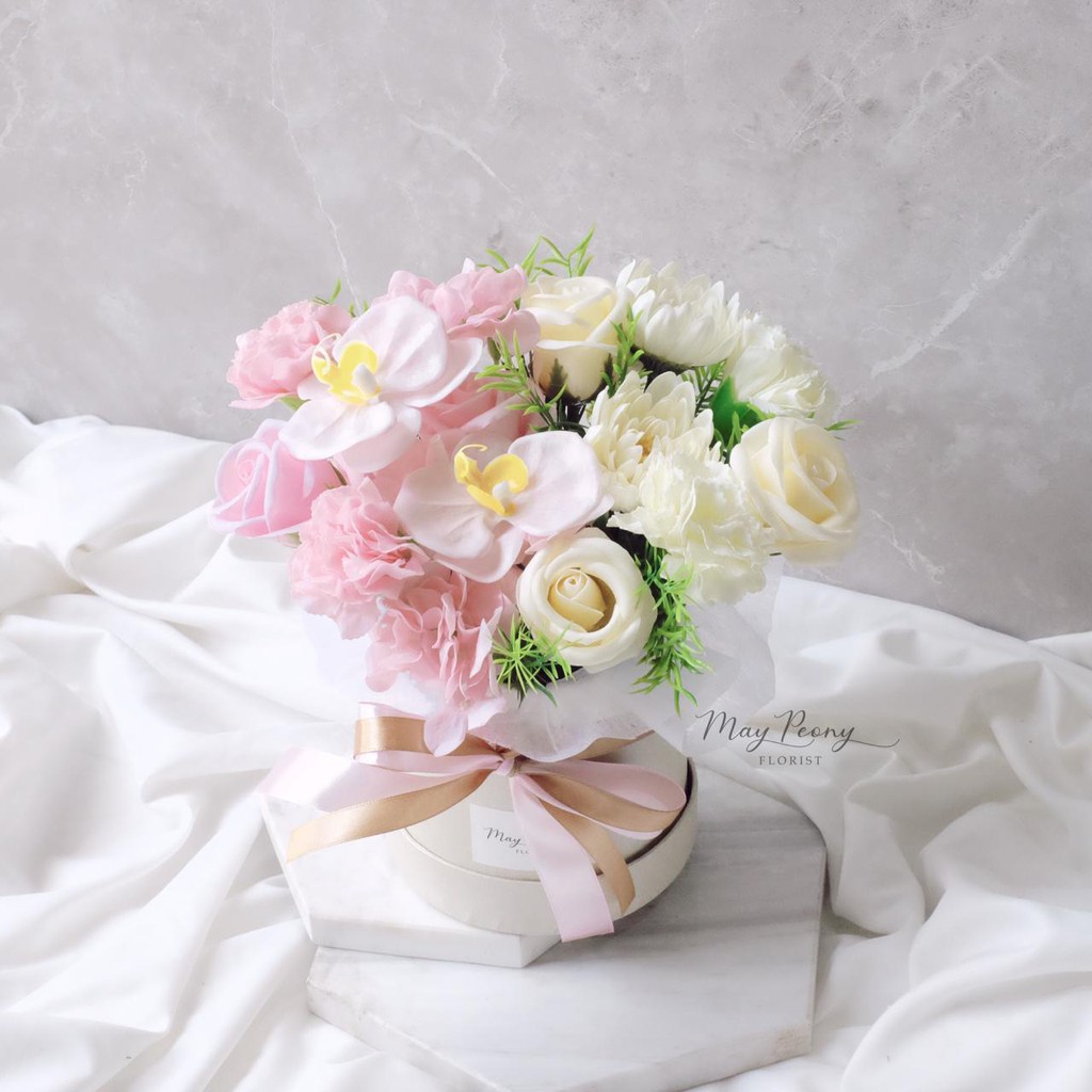 Jual DARLING FLOWER BOX - BOX BUNGA BLOOM BOX HADIAH KADO ANNIVERSARY ...