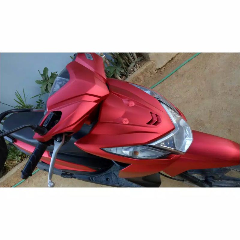 Jual Stiker Skotlet Metalik Doff Merah Sticker Skotlet Metalik Dop ...