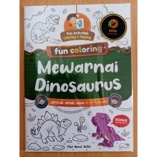 Jual BUKU FUN COLORING : MEWARNAI DINOSAURUS (BONUS PAPERCRAFT ...