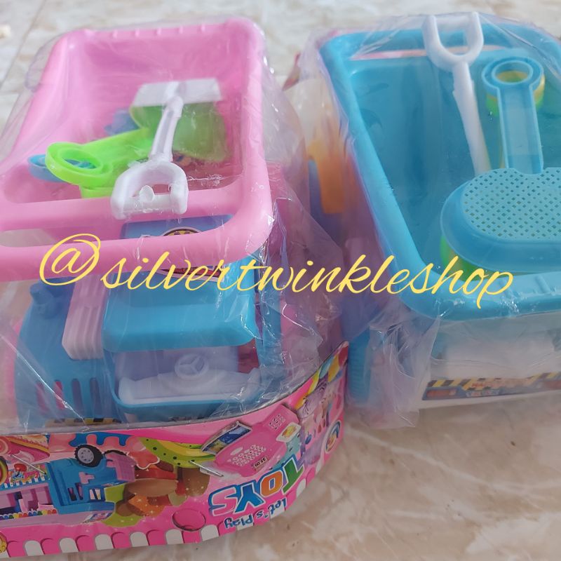 Jual Mainan edukasi truk pasir truck trek mobil mobilan corong mini ...