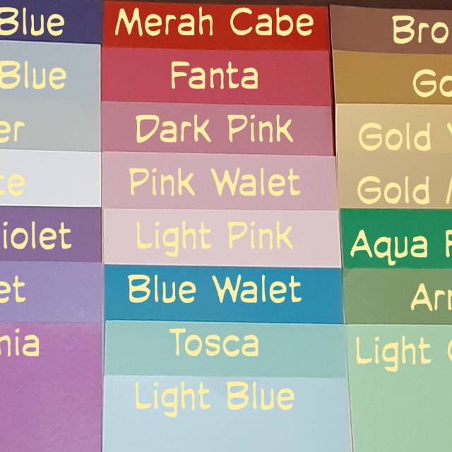 Jual Kertas jasmine/jasmine paper/jasmin paper/kertas jasmin/cutting ...