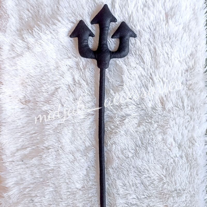 Jual Halloween Inspired Hitam Bando Halloween Maleficent Tongkat Ekor ...