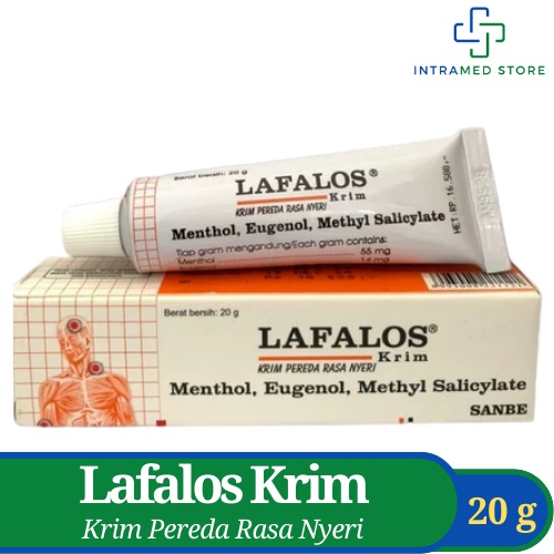 Jual Lafalos Krim Tube Isi 20 gr - Krim Pereda Rasa Nyeri Pada Otot ...