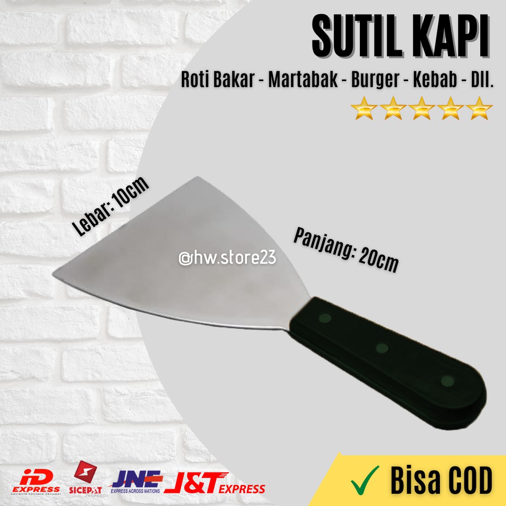 Jual SUTIL KAPI STAINLESS / SUTIL ROTI BAKAR / SUTIL MARTABAK / SUTIL ...