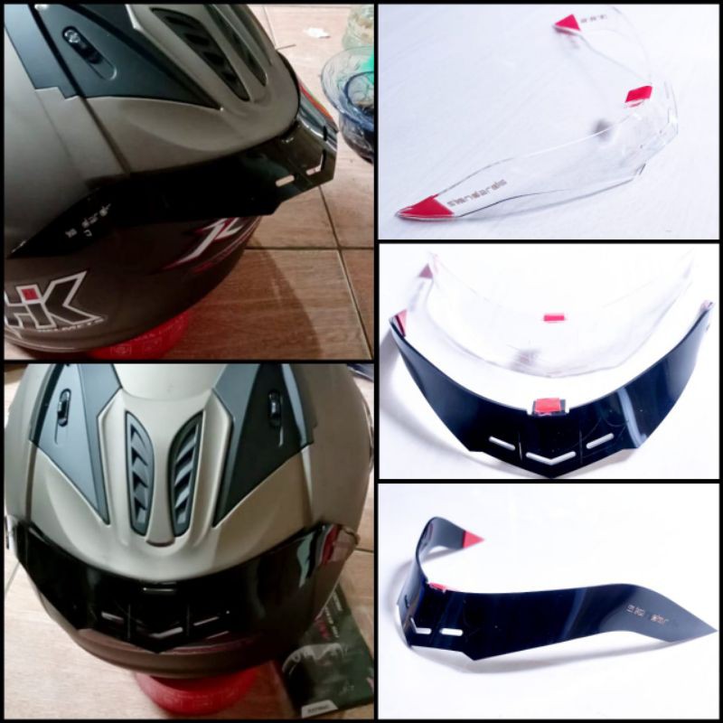 Jual SPOILER HELM NHK R6 NHK R 6 NEW MODEL SPOILER NHK R6 | Shopee ...
