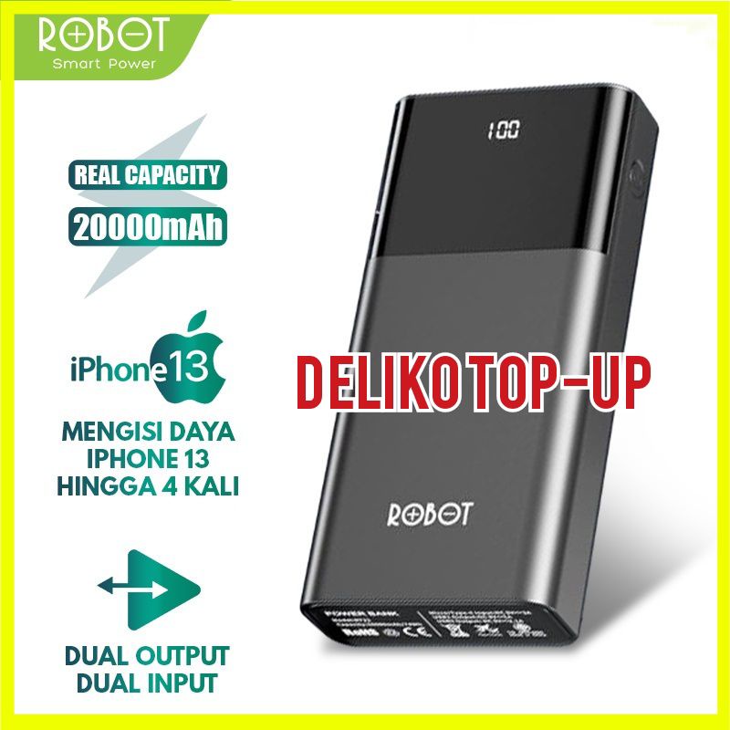 Jual Power Bank Robot Vivan 20000mAh (Garansi Resmi) | Shopee Indonesia