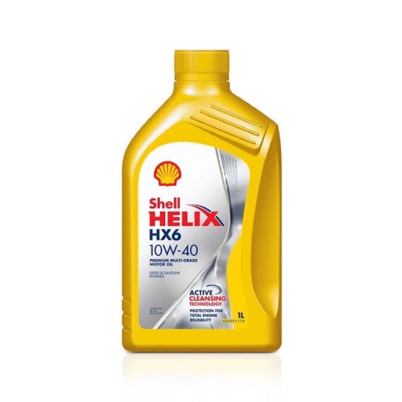 Jual Oli Shell Helix HX6 (10W-40) | 1 Liter | Shopee Indonesia