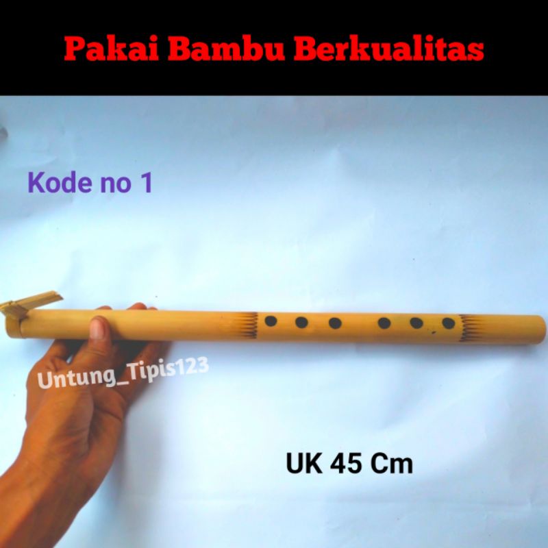 Jual Seruling bambu dangdut suling sunda 6 dan 4 lubang Tradisional ...