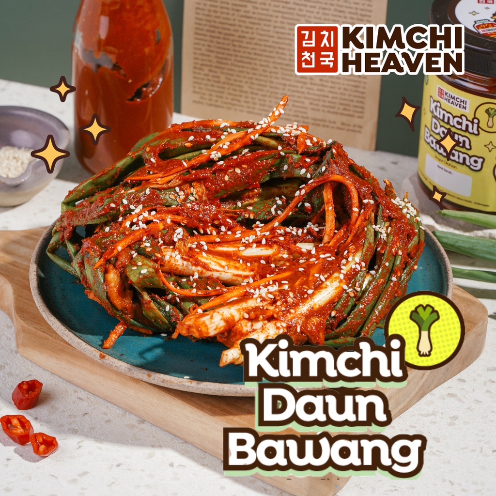 Jual Kimchi Sample Size 150g/200g/ 250g Sawi Lobak Timun Daun Bawang ...