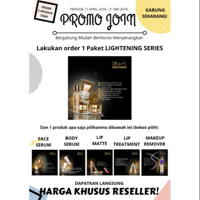 Jual PAKET RESELLER (Langsung jadi reseller Resmi) | Shopee Indonesia