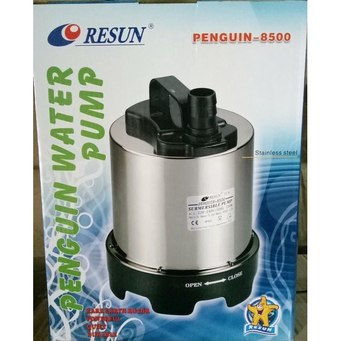 Jual Pompa Air Celup Resun Penguin 8500 SP8500 Submersible Water Pump Kolam Stainless Steel ...