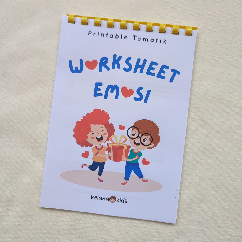 Jual Worksheet Tematik Emosi - 18 Lembar Kerja Anak Tema Emosi Buku ...