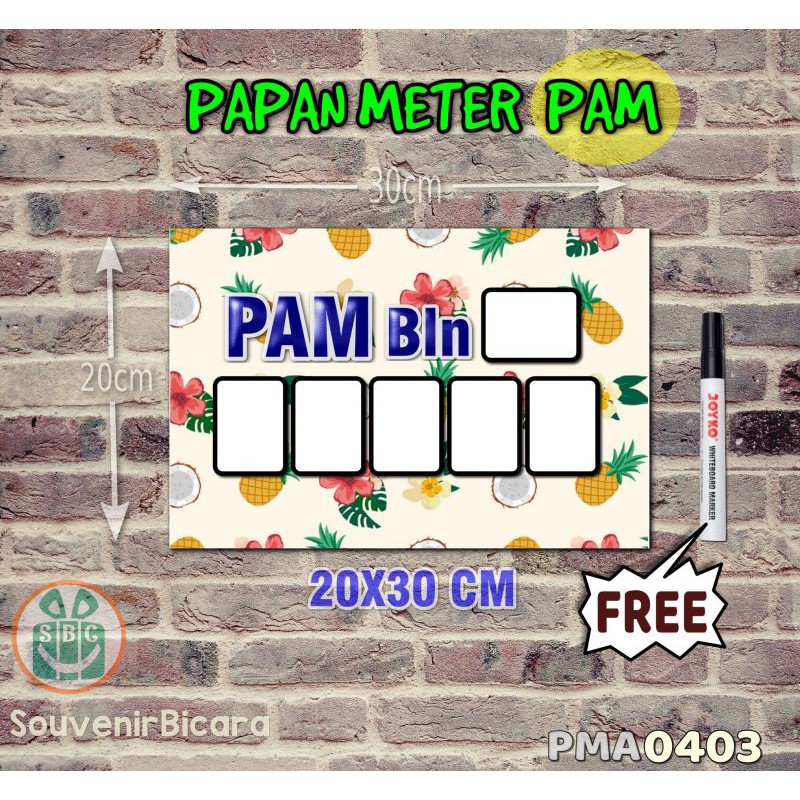 Jual Tropical 03 - Custom Papan Meter Listrik PLN PAM Aneka Motif Unik ...