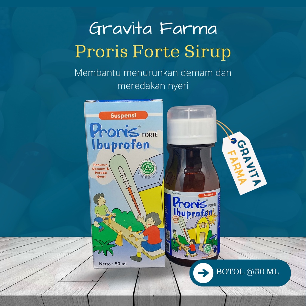Jual Proris Forte Suspensi 50 mL - Membantu Meredakan Demam, Nyeri, dan ...
