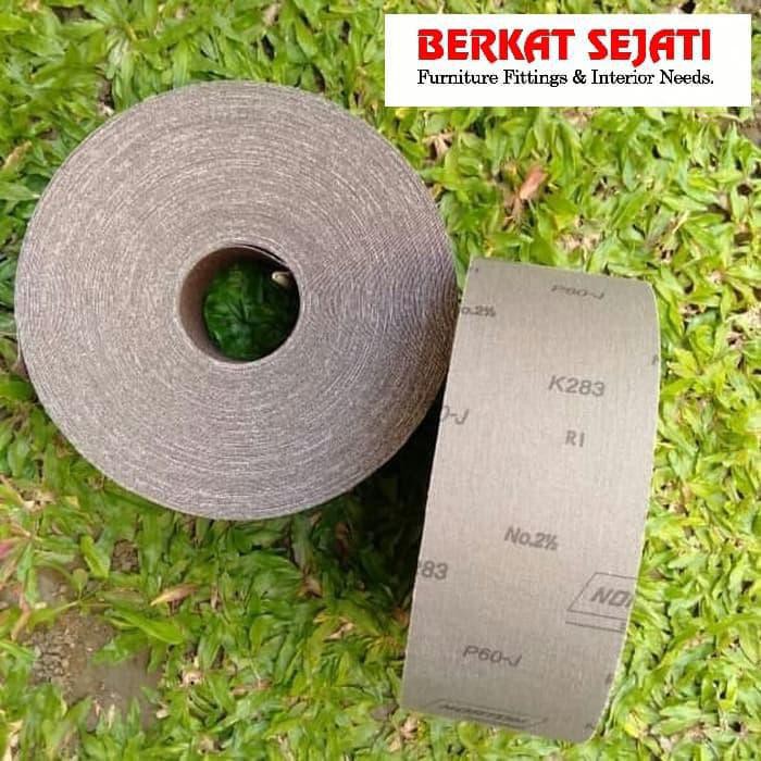 Jual 60 Amplas Rol Kain Meteran Kayu Besi Tembok K283 NORTON SAINTGOBAIN | Shopee Indonesia