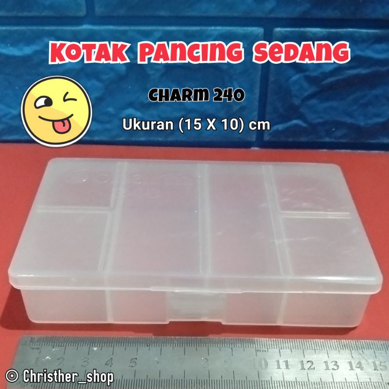 Jual Kotak Pancing CHARM-240 15x10 cm / Peralatan Mancing Fishing Tools ...