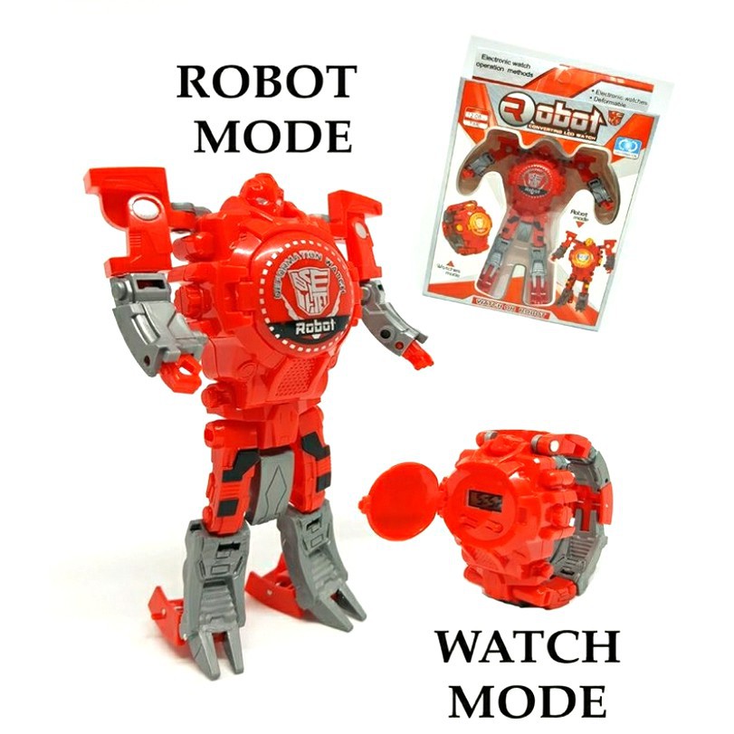 Jual Jam Tangan Robot Transformer Jam Tangan Anak Transformer Bentuk ...