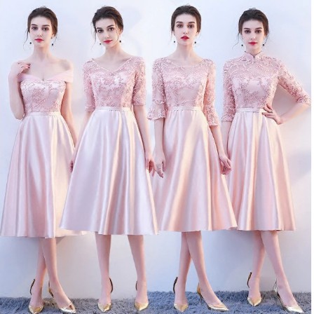 Jual Gaun party bridesmaid dresses short mini dress | Shopee Indonesia