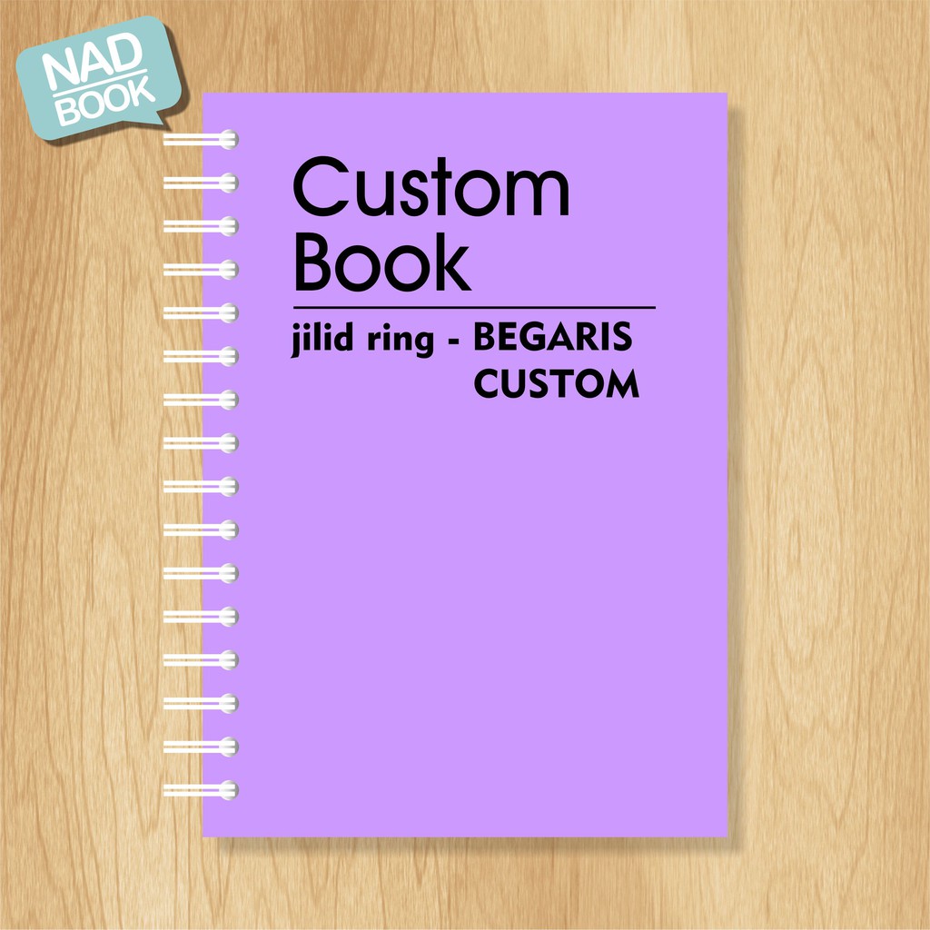 Jual Jilid Ring / Custom Bergaris (1 Sisi) - nadbook | Shopee Indonesia