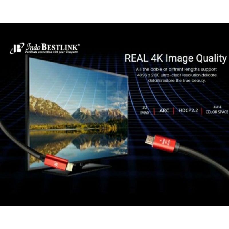 Jual kabel hdmi 4k 15m / hdmi cable 4k indobestlilnk 15m / hdmi 15m 4k ...