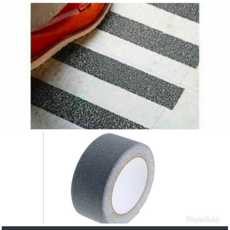 Jual LAKBAN ANTI SLIP LANTAI TANGGA SAFETY CAUTION LINE 5cm x 5 meter ...