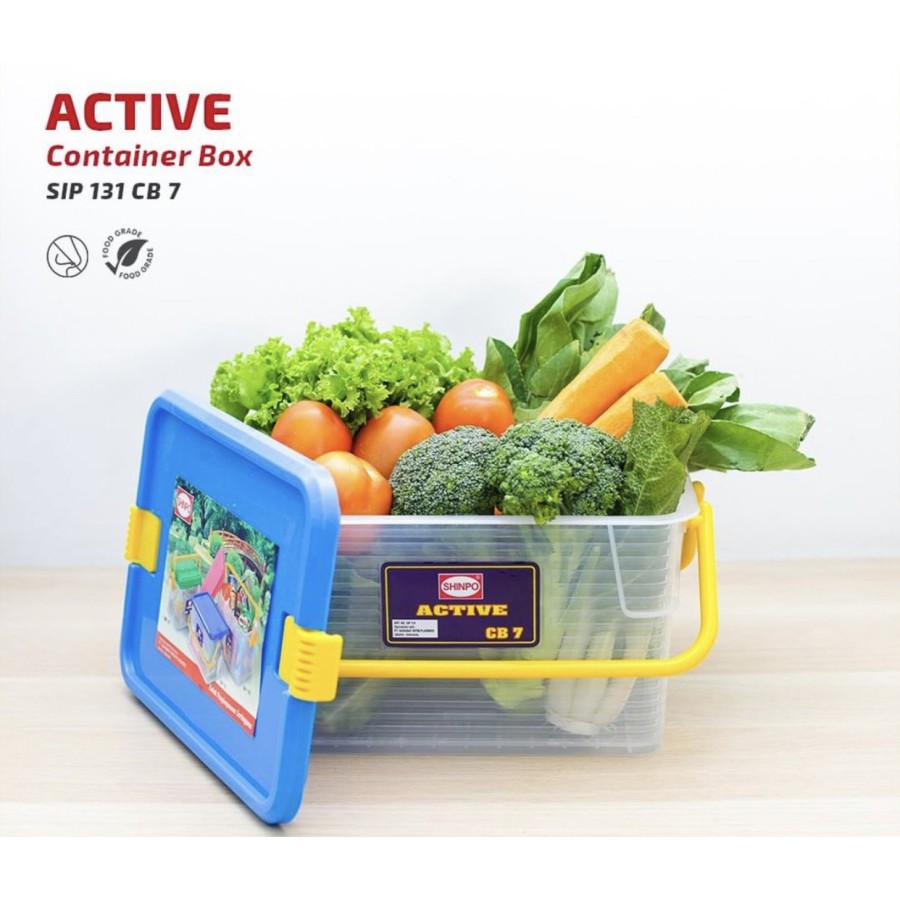 Jual Shinpo Container Box Dengan Handle Kontainer Plastik Kotak ...