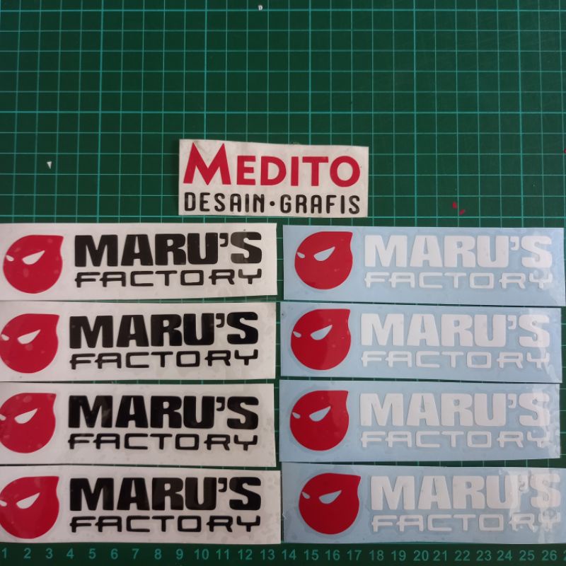 Jual Stiker Cutting Marus's Factory | Shopee Indonesia