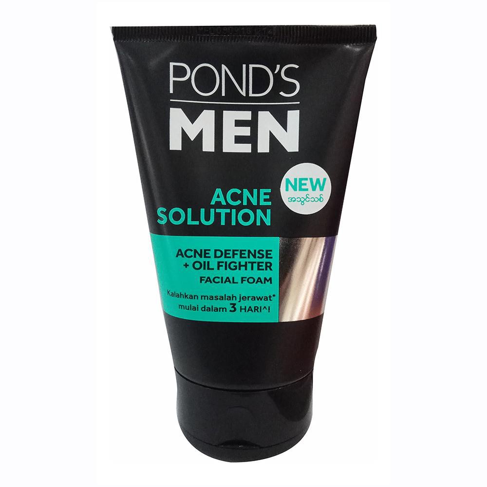 Jual Ponds Men Acne Solution Acne Defense + Oil Fighter 100G | Shopee ...