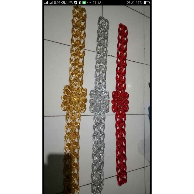 Jual Obi pengntin full payet/sabuk tari/ ikat pingang pengantin ...