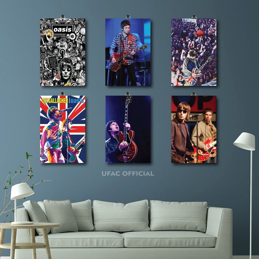 Jual POSTER RUANG VOKALIS BAND OASIS 20X30 JLNXW/NHHIF/ PAJANGAN ...