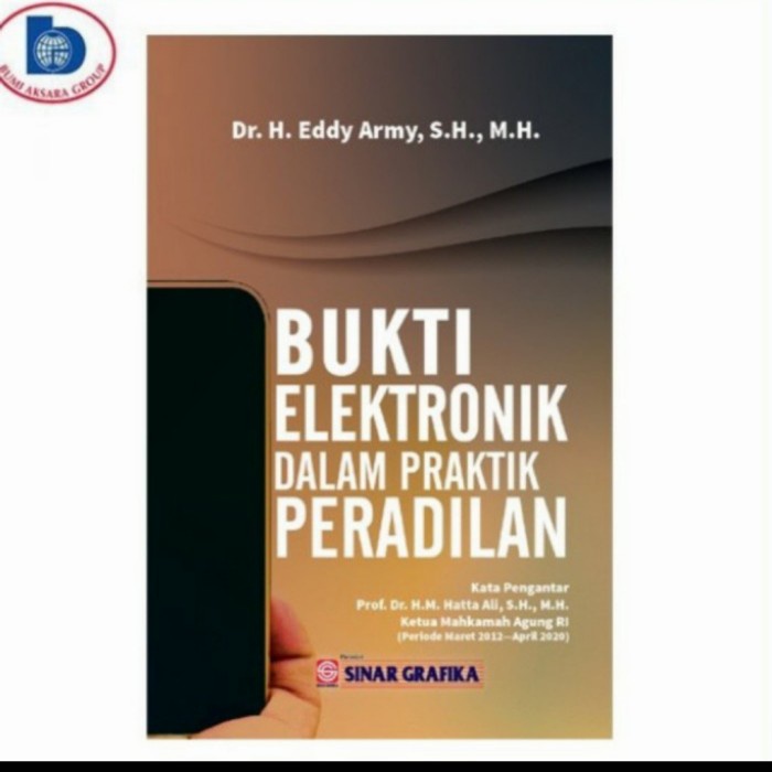 Jual Buku Bukti Elektronik Dalam Praktik Peradilan Shopee Indonesia 