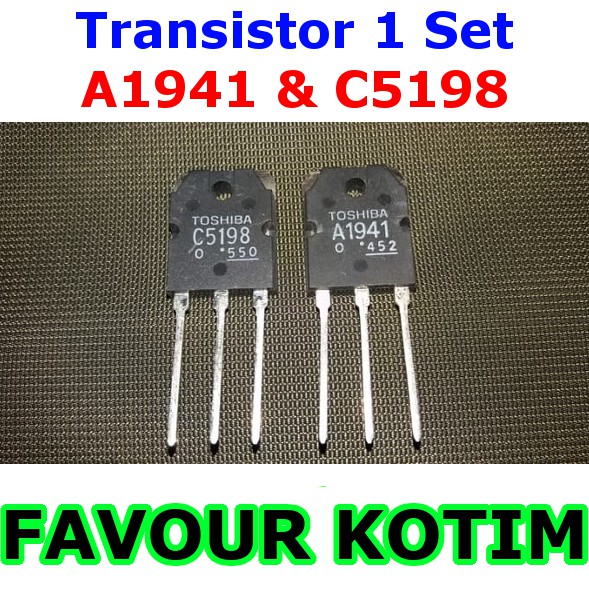 Jual TRANSISTOR A1941 DAN C5198 1 SET ORIGINAL THOSIBA FVKOTIM | Shopee Indonesia